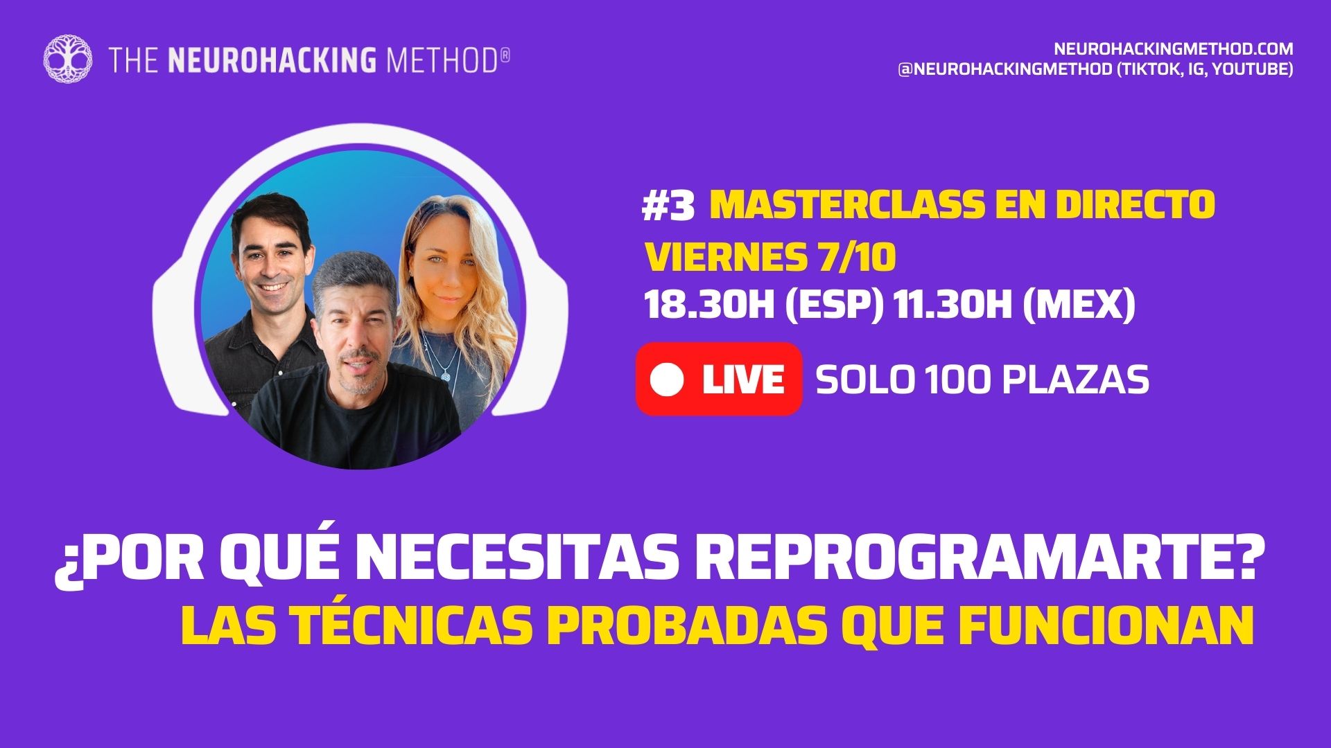 Tu Cambio de Vida empieza aquí - Neurohacking Method